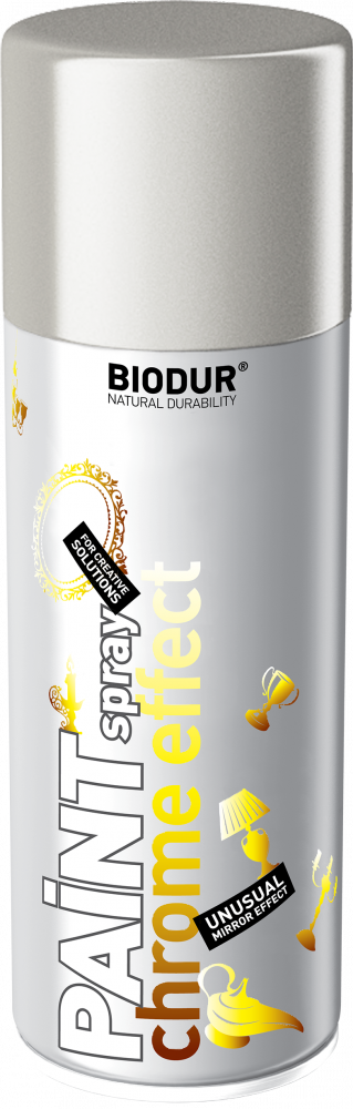 BIODUR Sprejová barva s chromovým efektem 400 ml stříbrná od 136 Kč ...