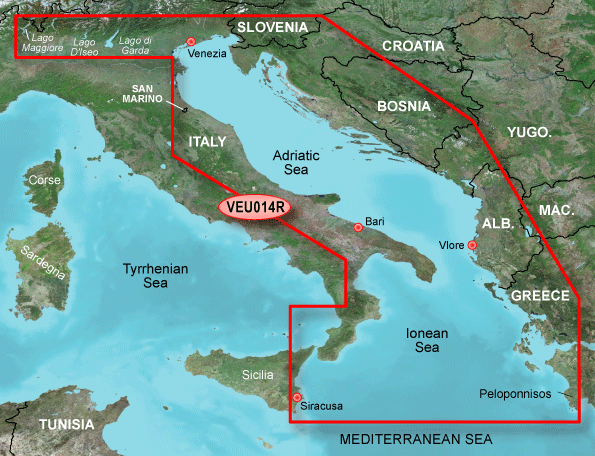 Garmin BlueChart G2 Vision VEU014R Jaderske moře od 7 190 Kč - Zbozi.cz
