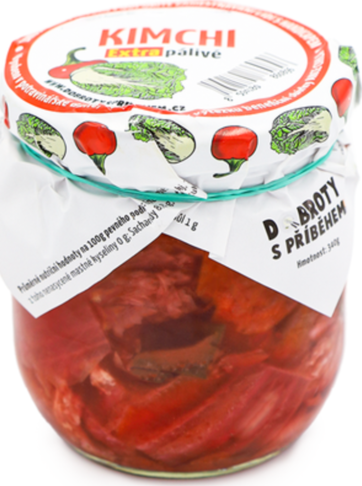 Recenze DOBROTY S PŘÍBĚHEM Kimchi 340 g extra pálivé - Zbozi.cz
