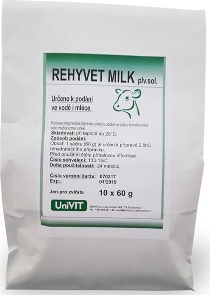 Univit Rehyvet Milk 10x 60 g od 425 Kč - Zbozi.cz