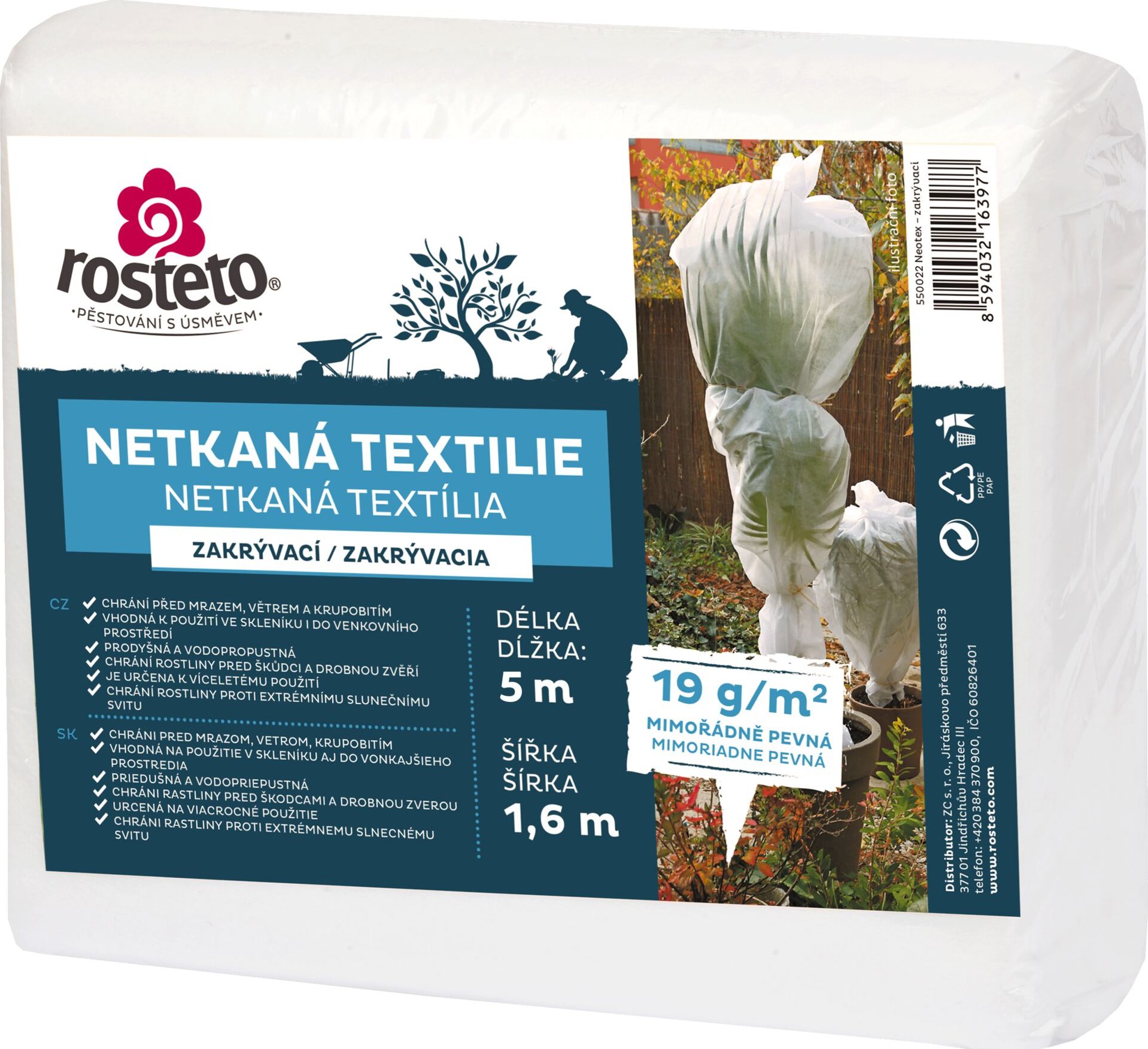 Rosteto Neotex bílá 19 g/m2 od 35 Kč - Zbozi.cz
