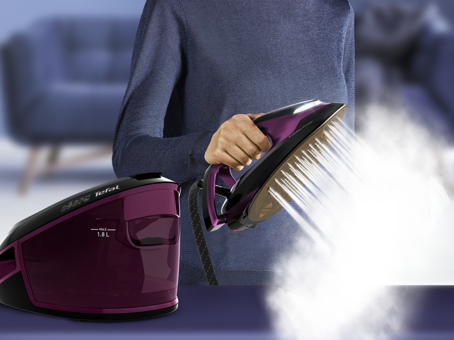 Foto Žehlička Tefal Express Vision SV8152E0 - Zbozi.cz