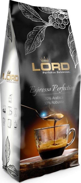 LORD Espresso Perfection zrnková 0,5 kg od 499 Kč - Zbozi.cz
