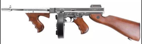 Cybergun Airsoft Thompson M1928 Silver - Zbozi.cz