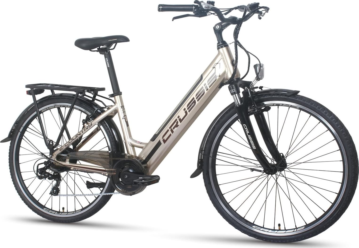 CRUSSIS e-Country 1.12 13 Ah 28" zlaté 2023 - Zbozi.cz