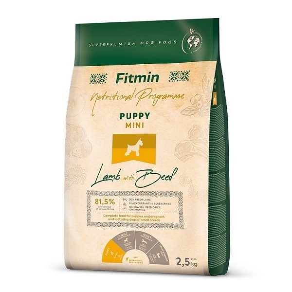 Fitmin Nutritional Progamme Puppy Mini Lamb/Beef od 279 Kč - Zbozi.cz