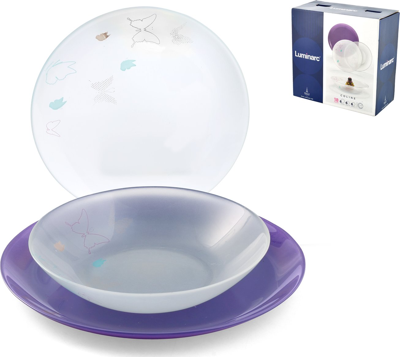 Luminarc Coline 18 ks - Zbozi.cz