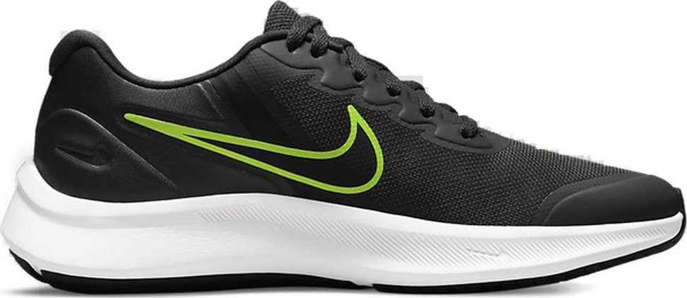 NIKE Star Runner 3 GS Anthracite/Green/Black 35,5 - Zbozi.cz