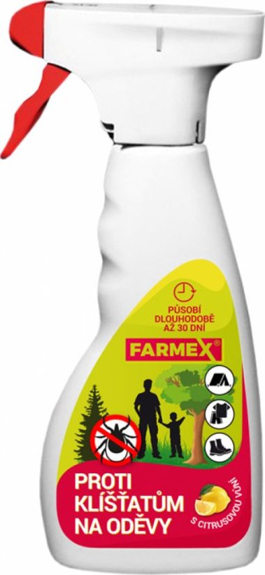 Farmex Proti klíšťatům na oděvy 250 ml - Zbozi.cz
