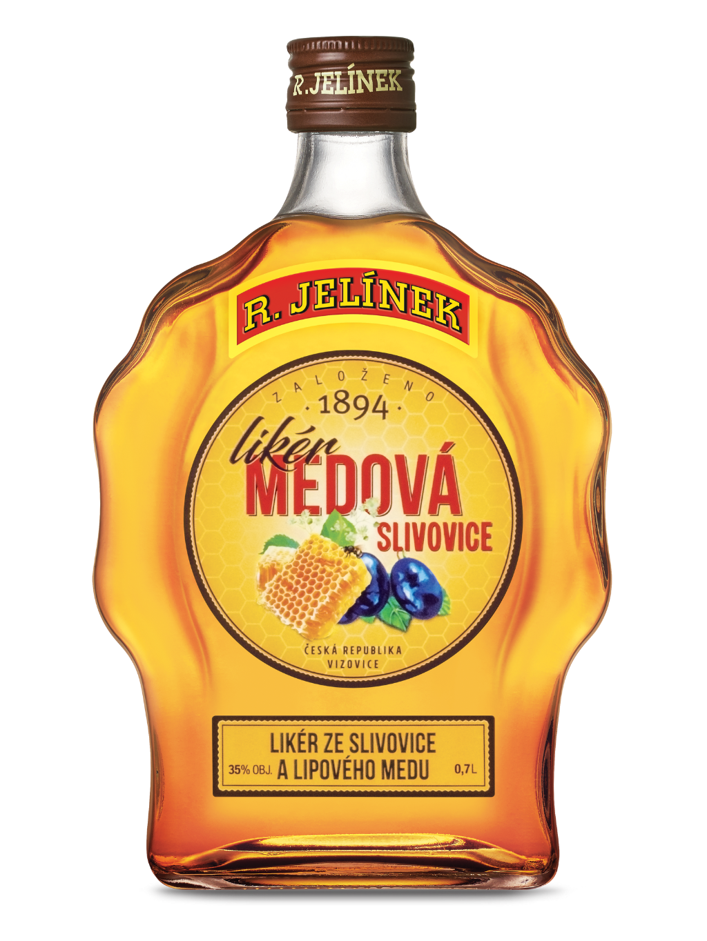 Recenze Rudolf Jelínek Medová slivovice 35% 0,7 l - Zbozi.cz