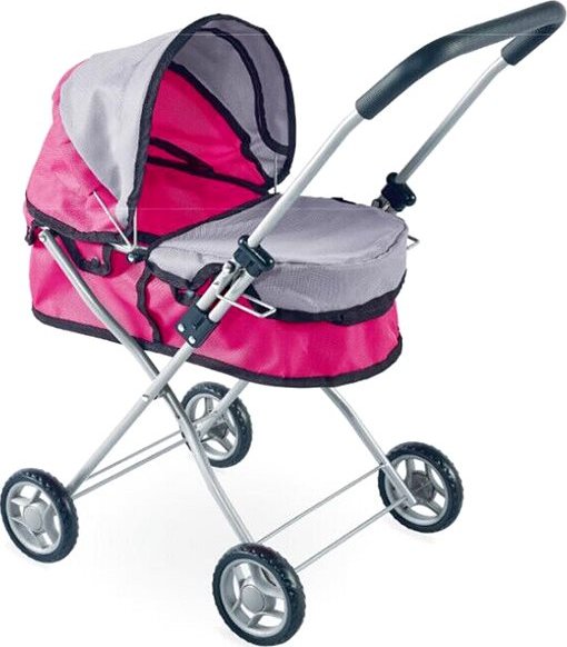 FeiLi Toys Dollri Starri hluboký kočárek pro panenky šedý/růžový od 462 ...