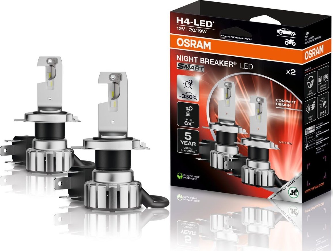 OSRAM Night Breaker LED H4-LED 64193DWNBSM-2HB 12V 2ks od 2 422 Kč ...