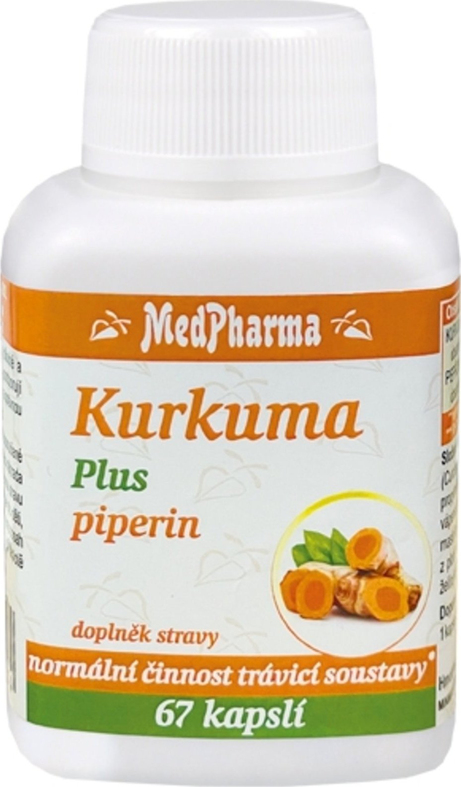 MedPharma Kurkuma Plus piperin 67 cps. od 214 Kč - Zbozi.cz