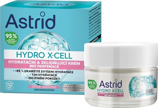 Astrid Hydro X-Cell hydratační krém pro citlivou pleť 50 ml od 146 Kč ...