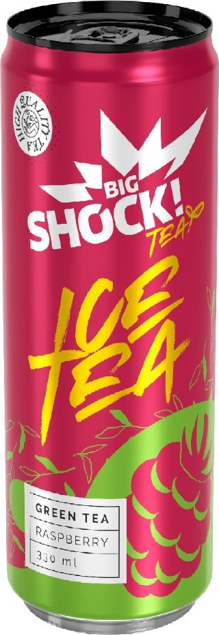 Big Shock Ice Tea Green Raspberry 330 ml od 25 Kč - Zbozi.cz