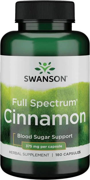 Swanson Full Spectrum Cinnamon 375 mg 180 cps. od 234 Kč - Zbozi.cz