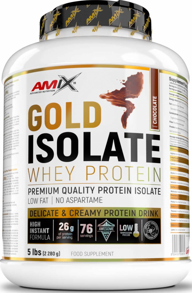 Amix Gold Whey Protein Isolate 2280 g od 1 936 Kč - Zbozi.cz