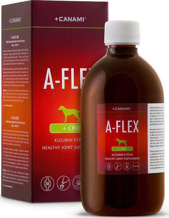 Canami A-Flex + CBD pro psy 500 ml od 636 Kč - Zbozi.cz