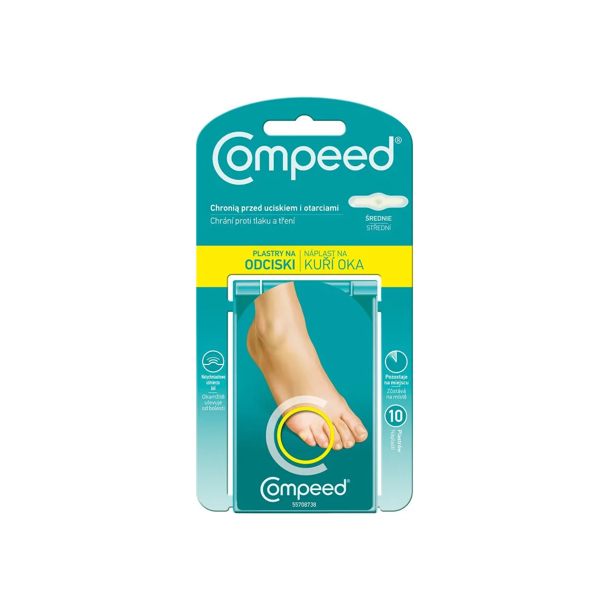 Foto Náplast COMPEED Náplasti na kuří oka 10 ks - Zbozi.cz