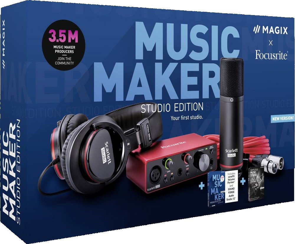 Magix Music Maker Studio Edition sada - Zbozi.cz