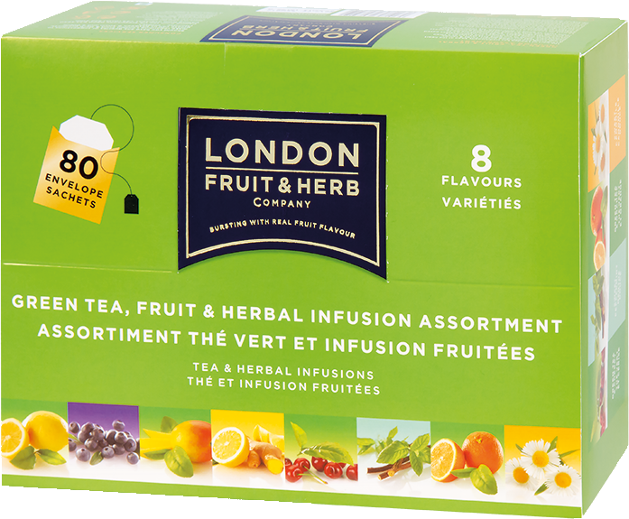 London Fruit & Herb Assortment Display 80 x 2 g - Zbozi.cz