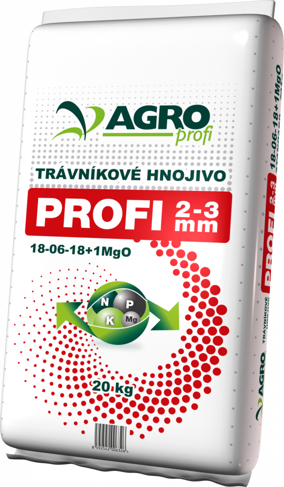 Agro Profi Trávníkové hnojivo 18-06-18+1MgO 2-3 mm 20 kg od 989 Kč - Zbozi.cz