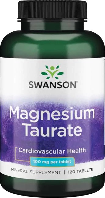 Swanson Magnesium Taurate 100 mg 120 tbl. od 310 Kč - Zbozi.cz