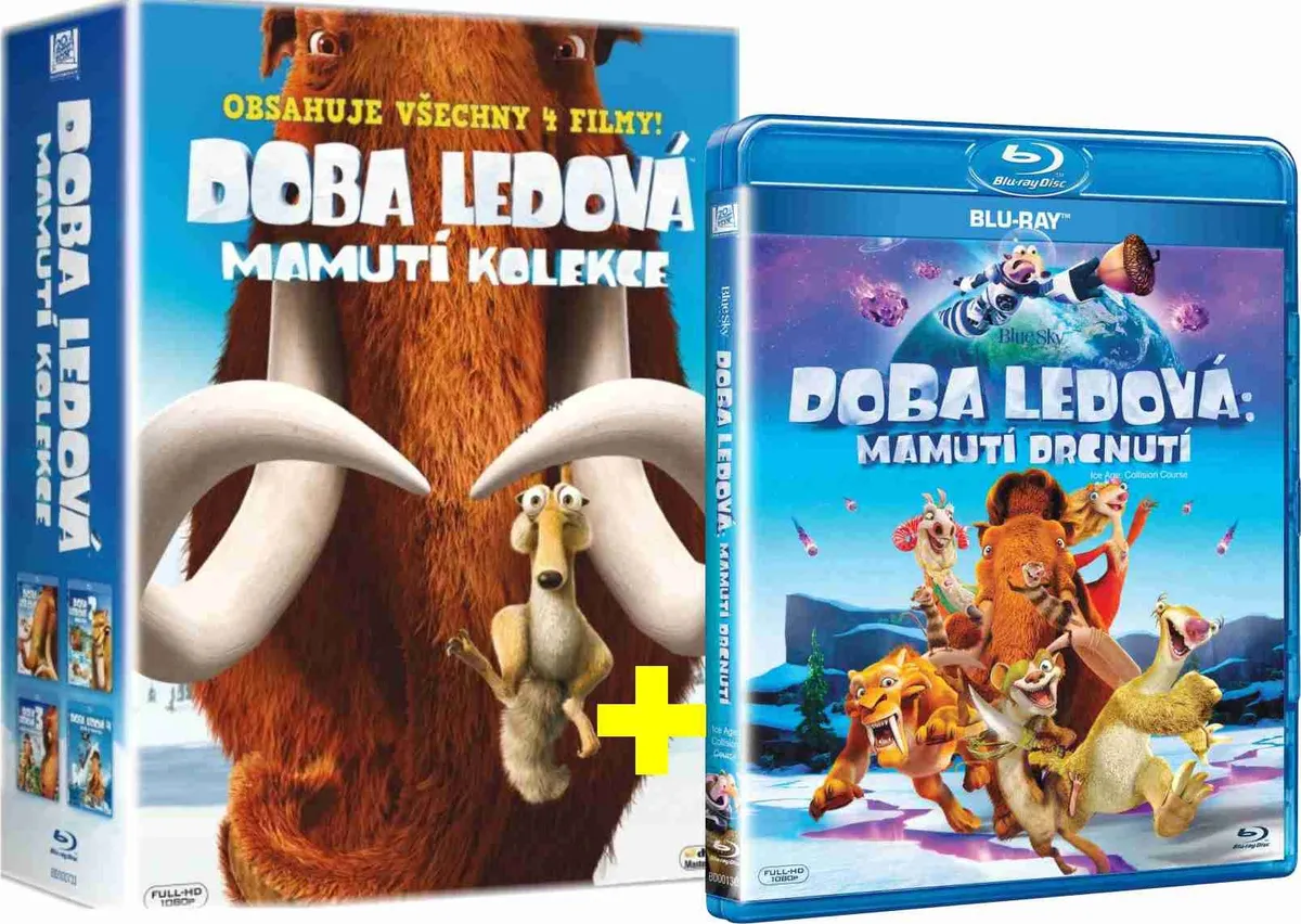 Foto Blu-ray film Doba ledová: Mamutí kolekce 1-5 Blu-ray 5 disků ...