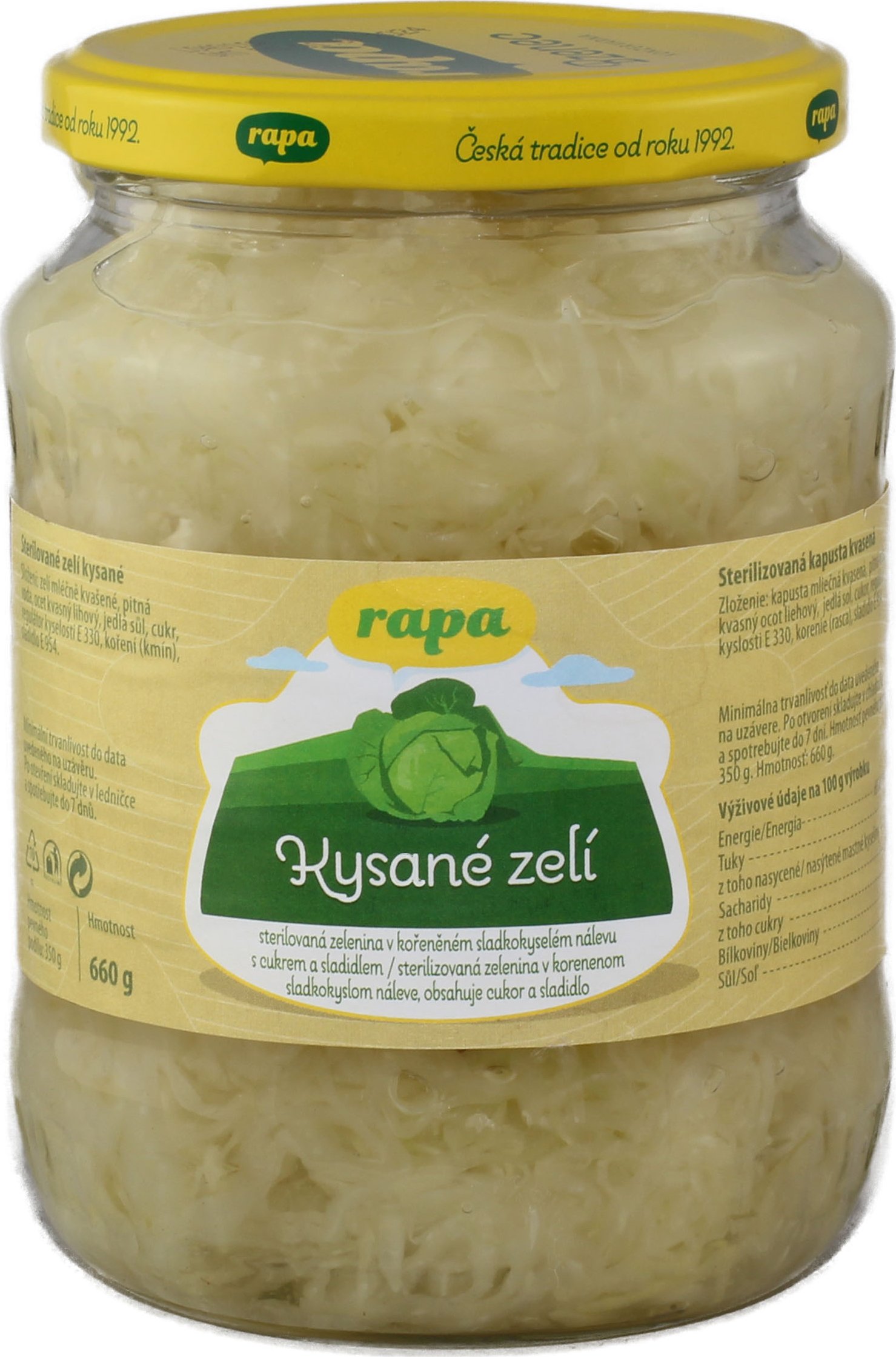 RAPA Kysané zelí 680 g od 21 Kč - Zbozi.cz