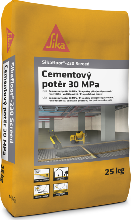 Sika Sikafloor 230 Screed cementový potěr 25 kg od 188 Kč - Zbozi.cz