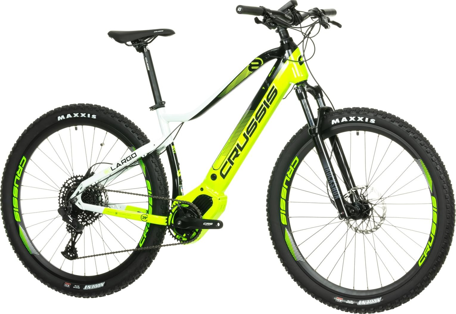 CRUSSIS Oli Largo 8.8-S 17,5 Ah 29" bílé/žluté/černé 2023 od 41 307 Kč ...