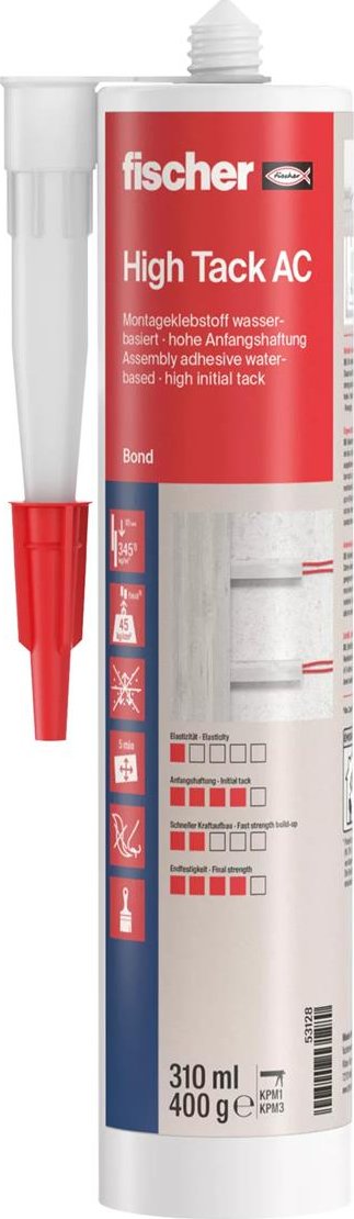 Fischer International High Tack AC bílé 310 ml od 66 Kč - Zbozi.cz