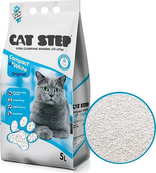 Cat Step Compact White Original 5 l od 85 Kč - Zbozi.cz
