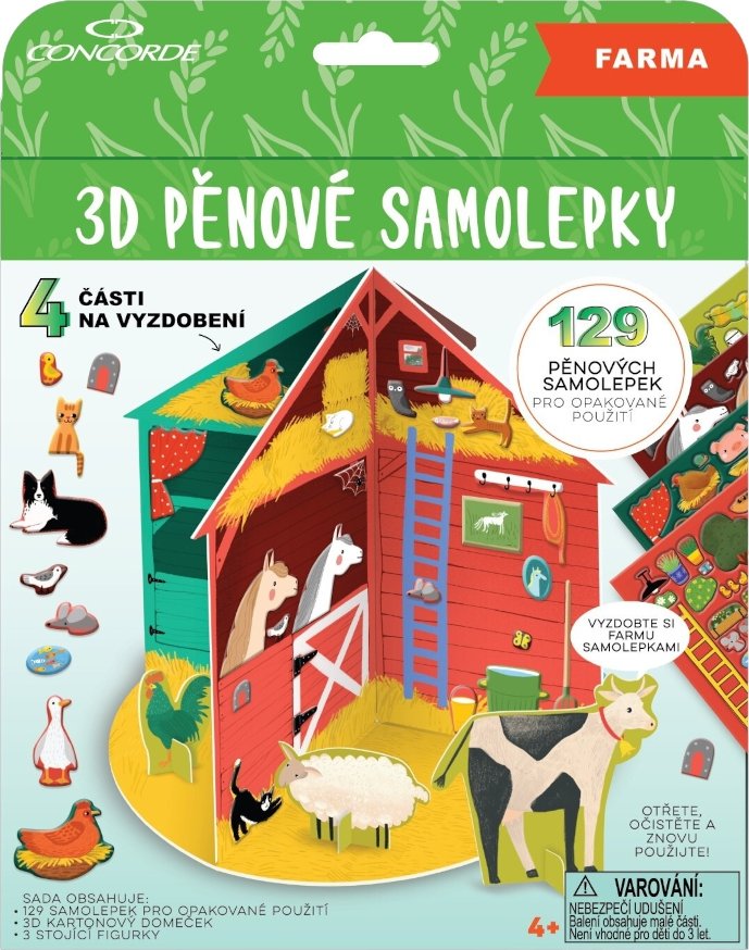 Concorde Kreativní sada samolepky 3D Farma od 119 Kč - Zbozi.cz