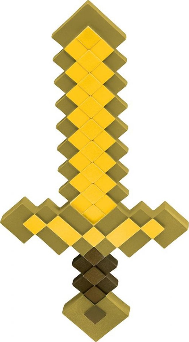 Plastová replika meče Minecraft 51 cm zlatá od 339 Kč - Zbozi.cz