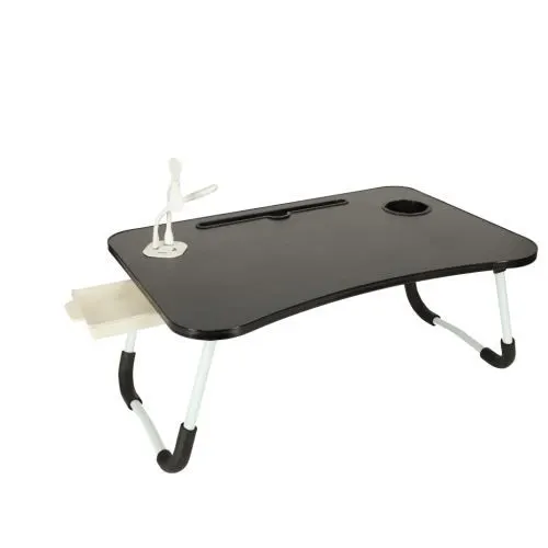 Skládací stolek na notebook s USB ventilátorem a lampou 60 x 39,5 cm ...
