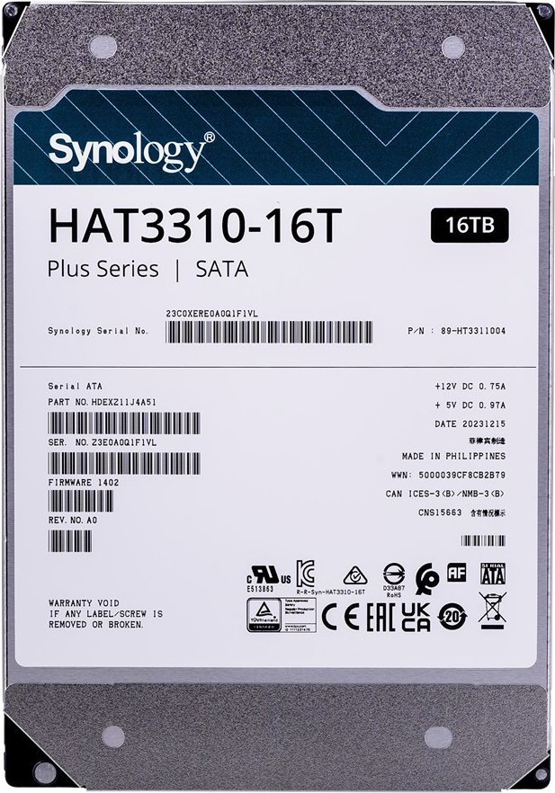 Synology Plus Series HDD 16 TB (HAT3310-16T) od 10 291 Kč - Zbozi.cz