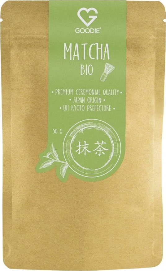 Goodie Matcha Premium Ceremonial BIO 50 g od 289 Kč - Zbozi.cz