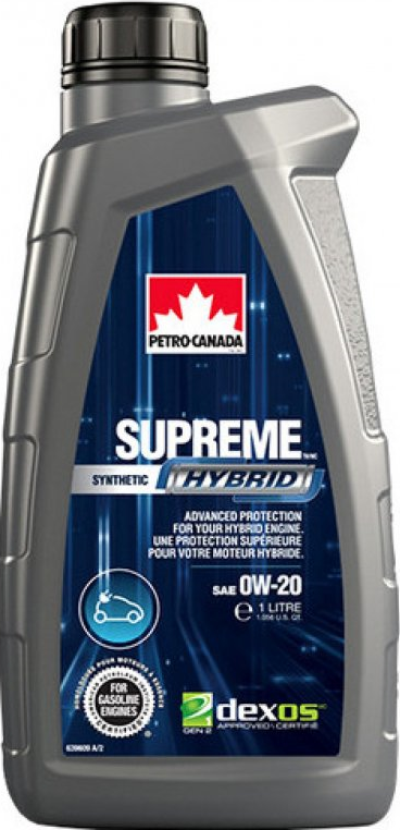 Petro-Canada Supreme Synthetic Hybrid 0W-20 1 l od 274 Kč - Zbozi.cz