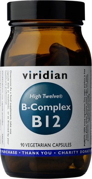 Viridian B-Complex B12 High Twelve 90 cps. od 379 Kč - Zbozi.cz