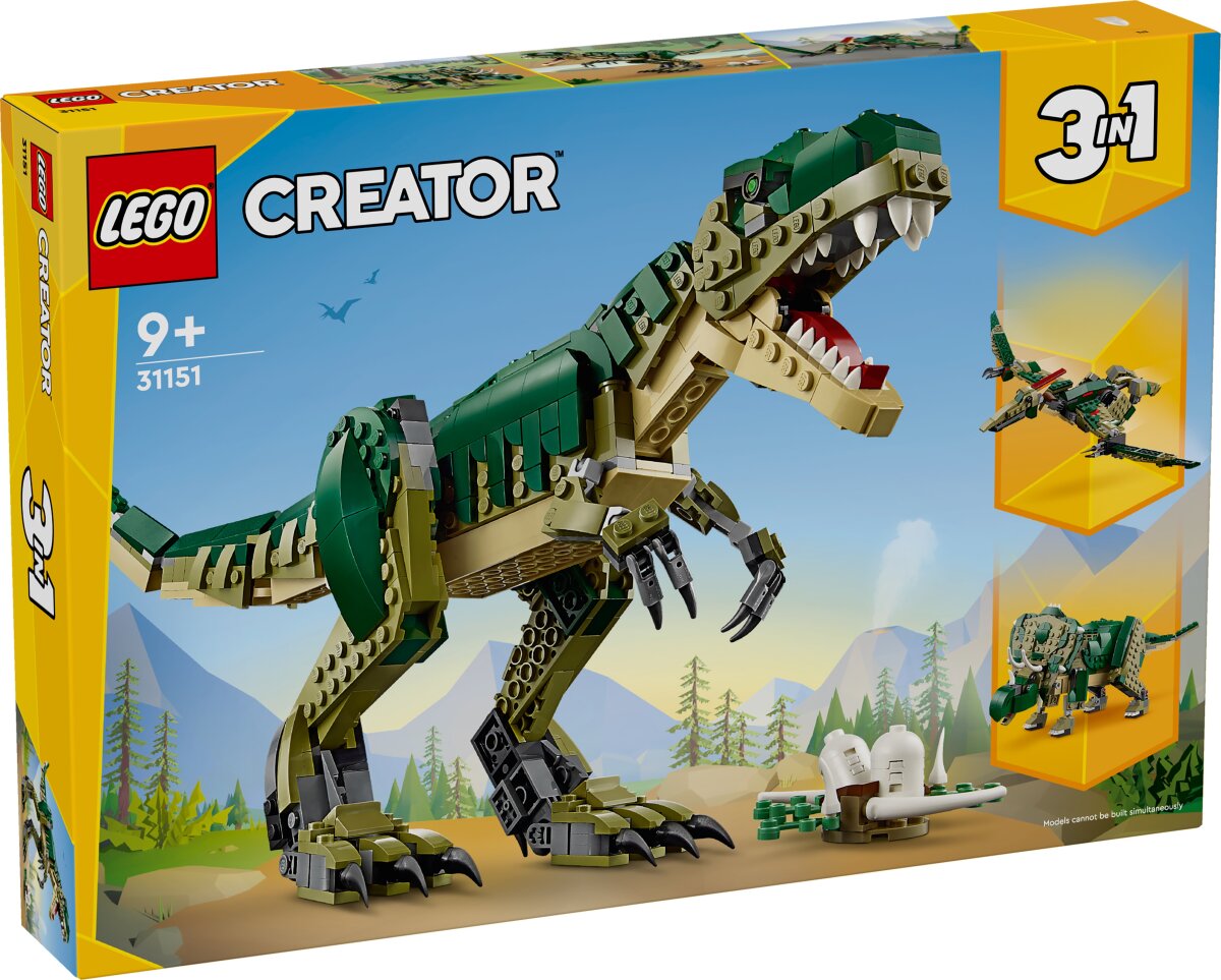 LEGO Creator 3v1 31151 T-rex od 1 085 Kč - Zbozi.cz