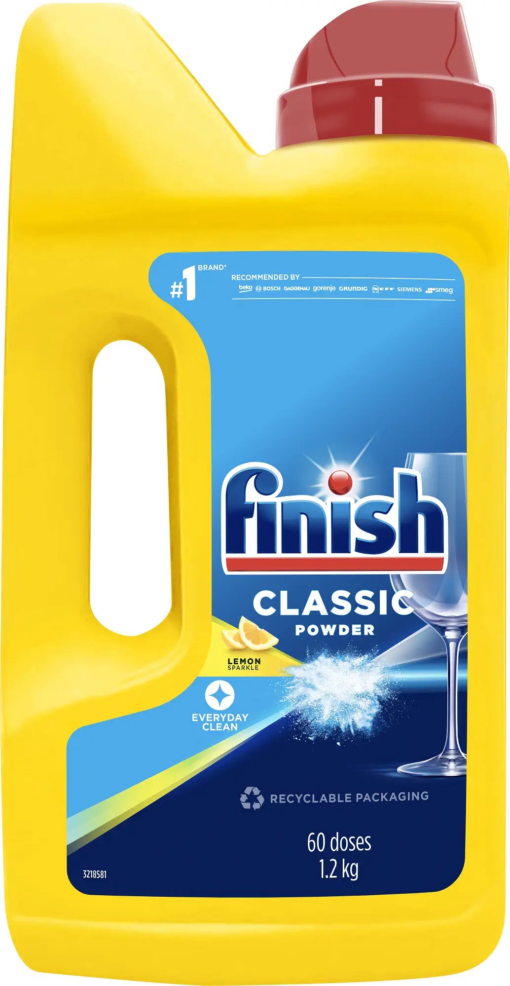 Finish Classic Power Lemon prášek do myčky 1,2 kg od 119 Kč - Zbozi.cz