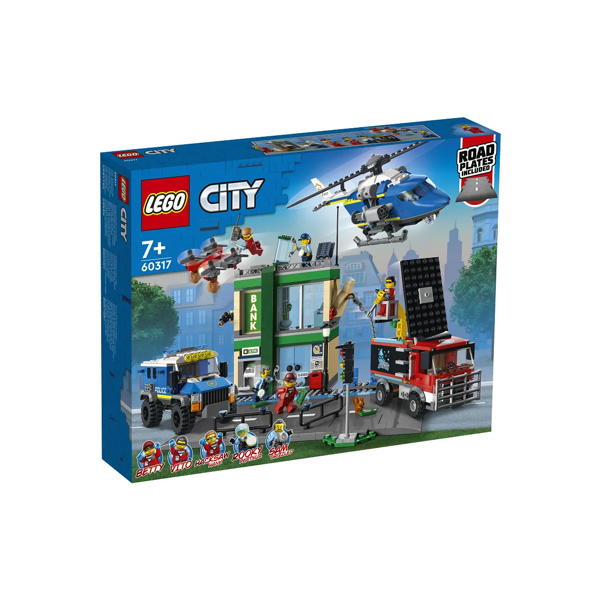 Foto Stavebnice LEGO LEGO City 60317 Policejní honička v bance - Zbozi.cz