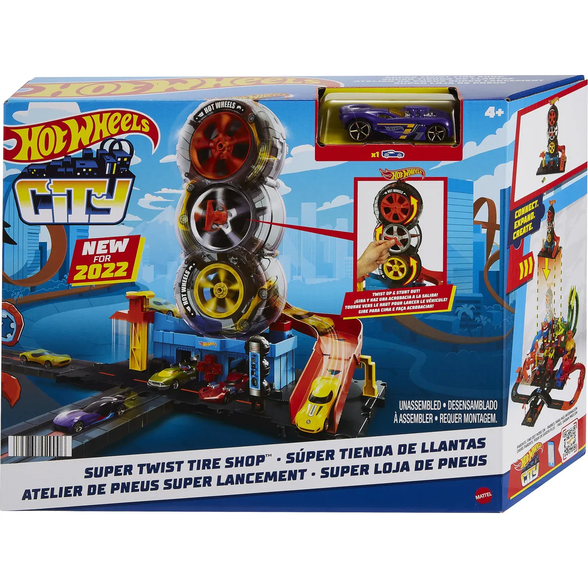 Foto Autodráha Hot Wheels City HDP02 Superpneu obchod - Zbozi.cz