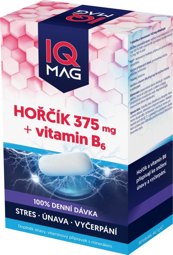 Naturprodukt IQ Mag hořčík + vitamin B6 tobolky 60 tob. od 102 Kč ...