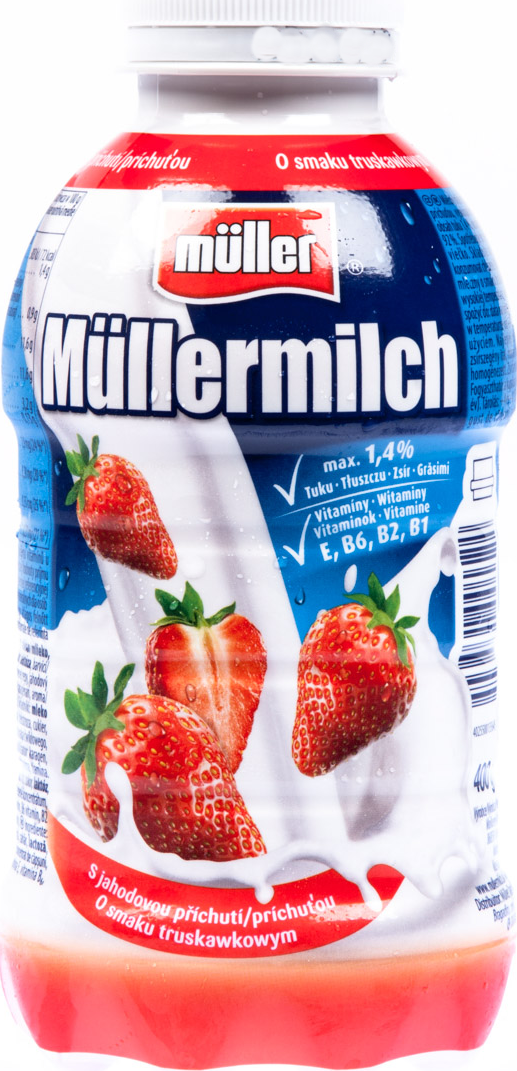 Müller Müllermilch jahoda 400 g - Zbozi.cz