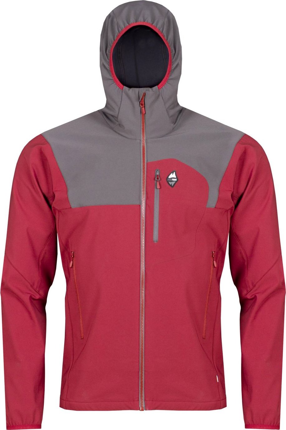 High Point Atom Hoody Jacket Brick Red/Iron Gate - Zbozi.cz