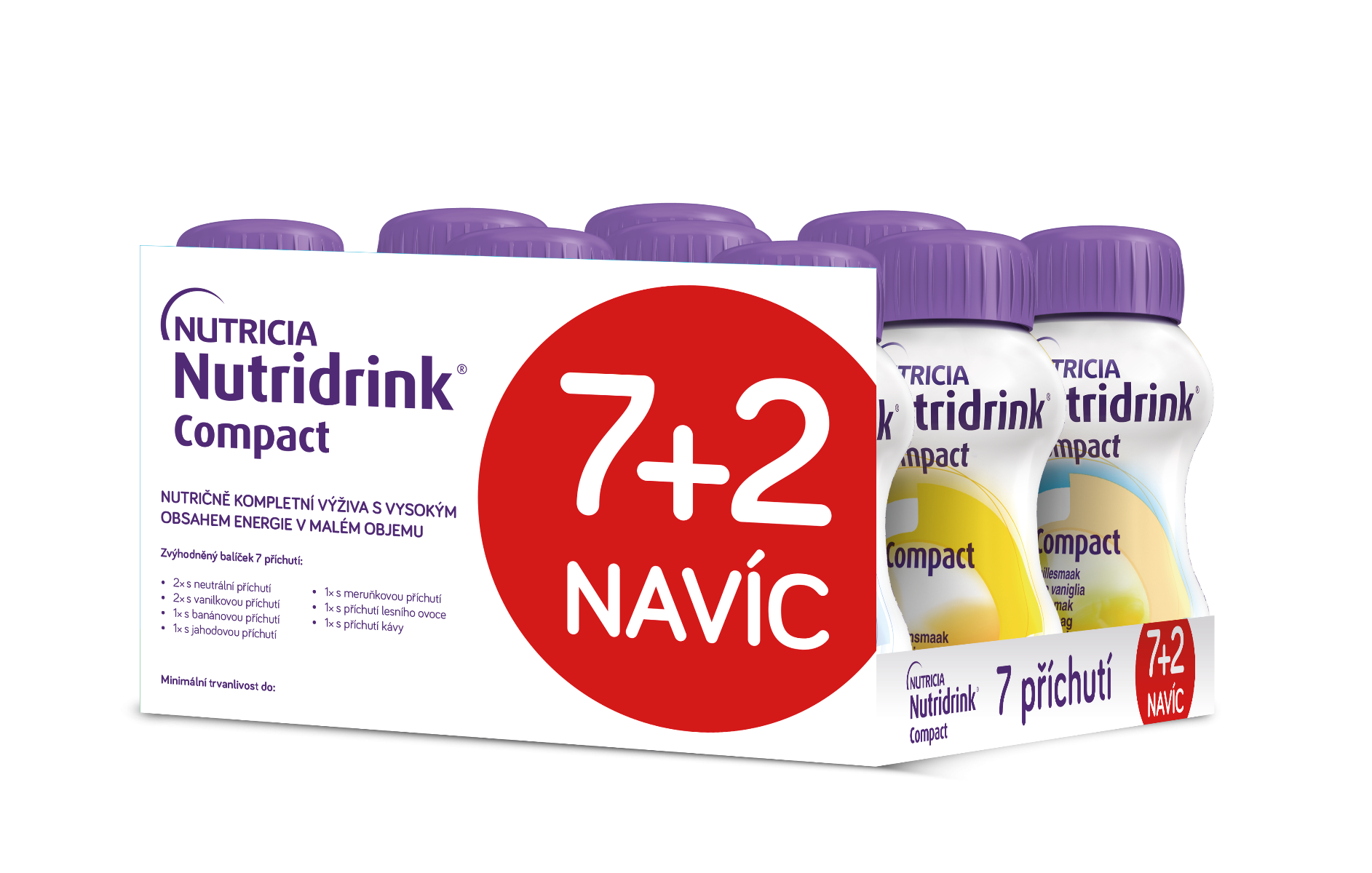 Nutricia Nutridrink Compact 7+2x 125 ml - Zbozi.cz