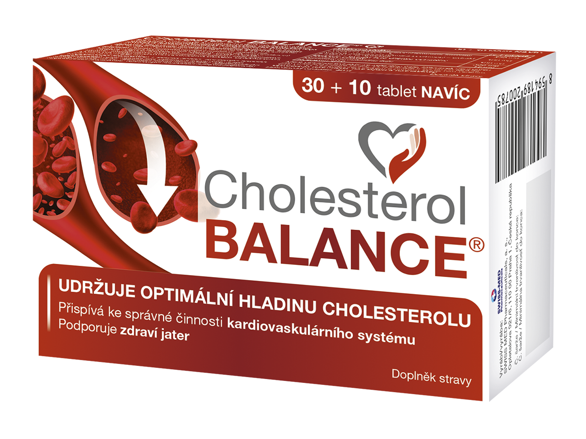 SWISS MED Pharmaceuticals Cholesterol Balance 40 tbl. od 349 Kč - Zbozi.cz