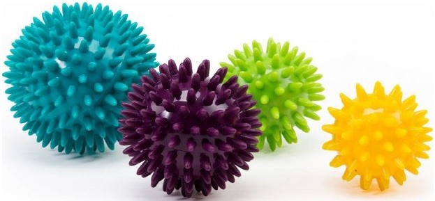 Foto Masážní míček Bodhi Masážní míčky ježek sada 4 ks - Zbozi.cz